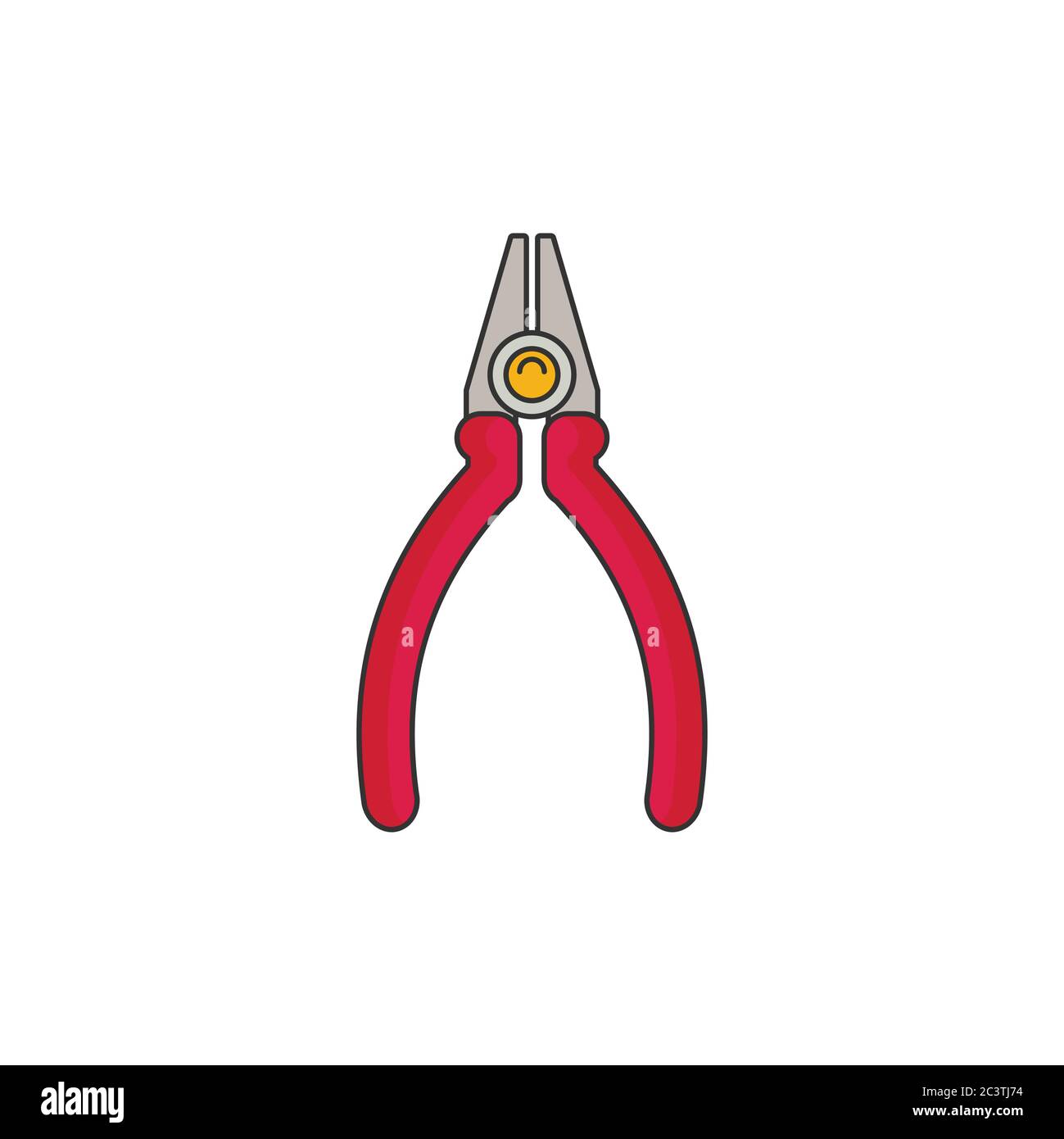 Pliers flat vector Stock Vector Image & Art - Alamy