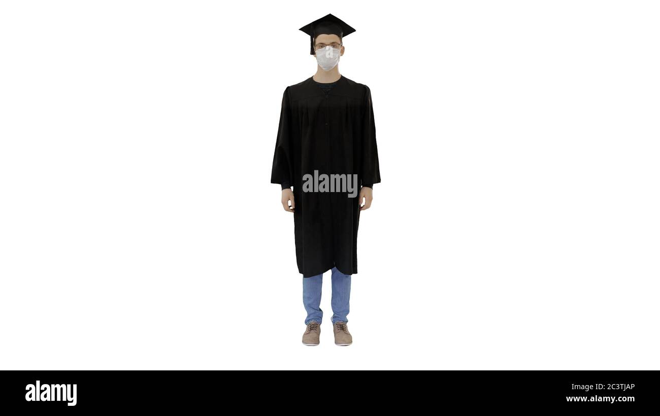 White graduation cap on screen hi-res stock photography and images - Alamy