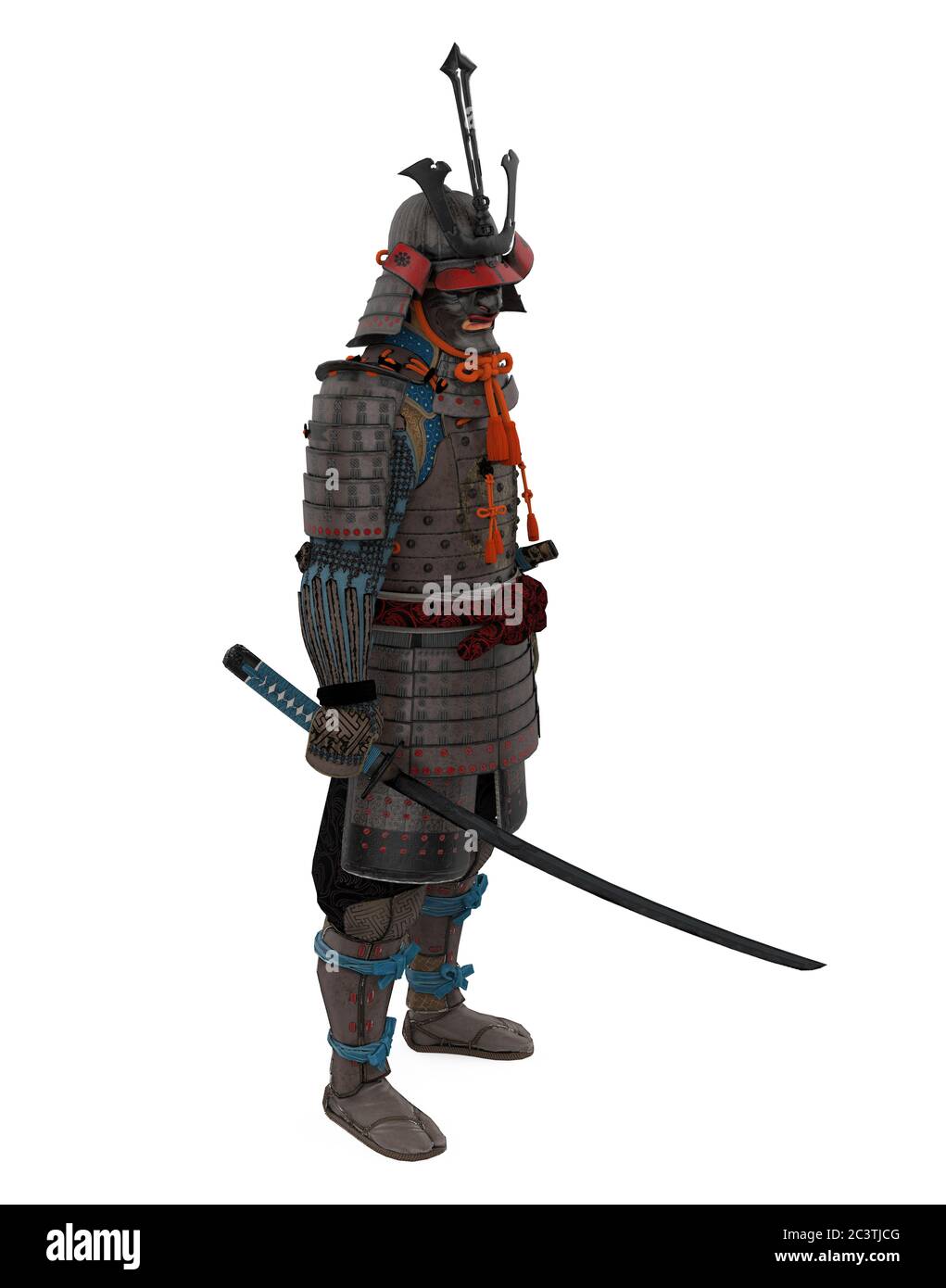 Traditional samurai warrior with sword hi-res stock photography and ...