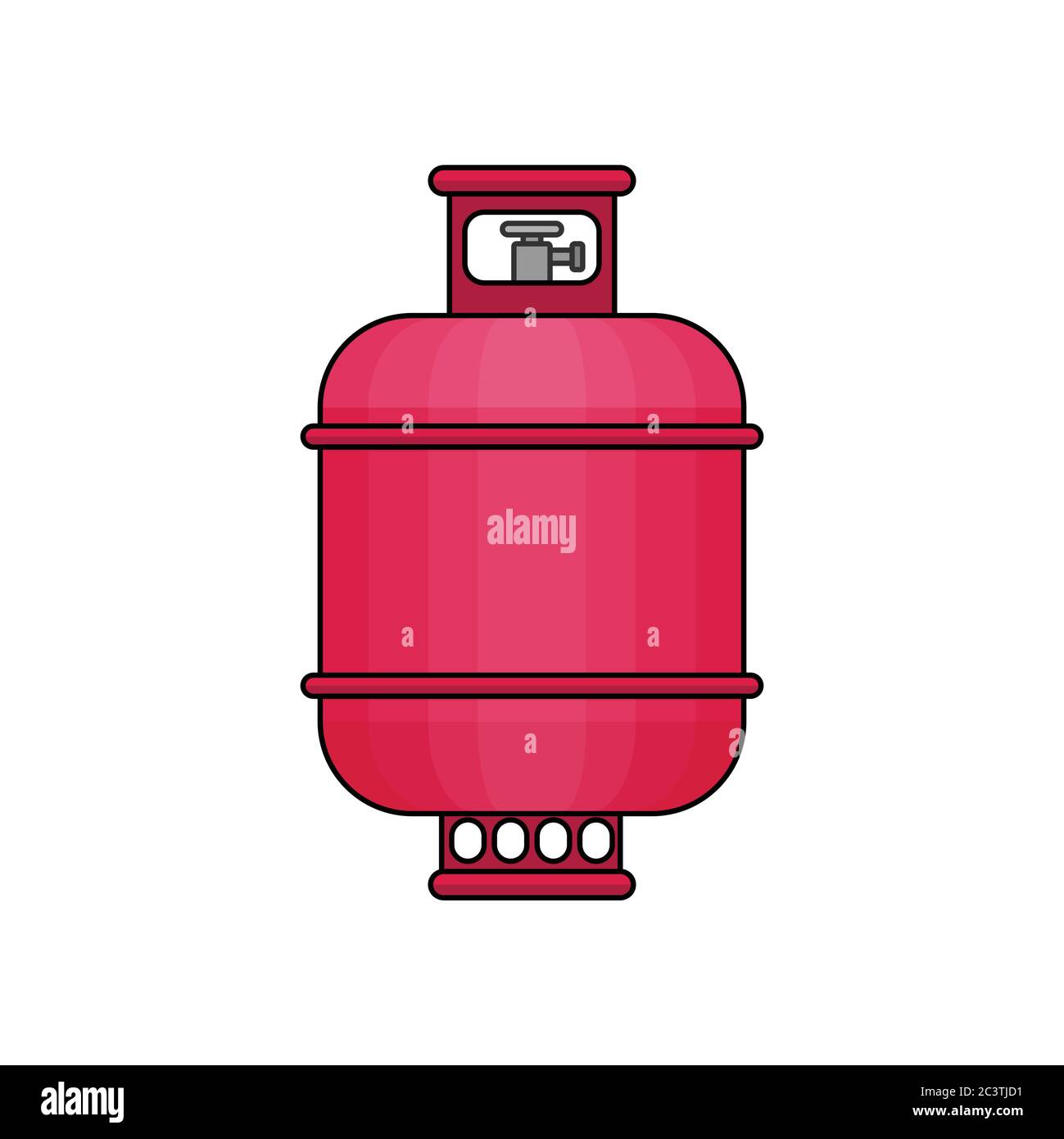 Oxygen tank icon in Stock Vector Images - Alamy