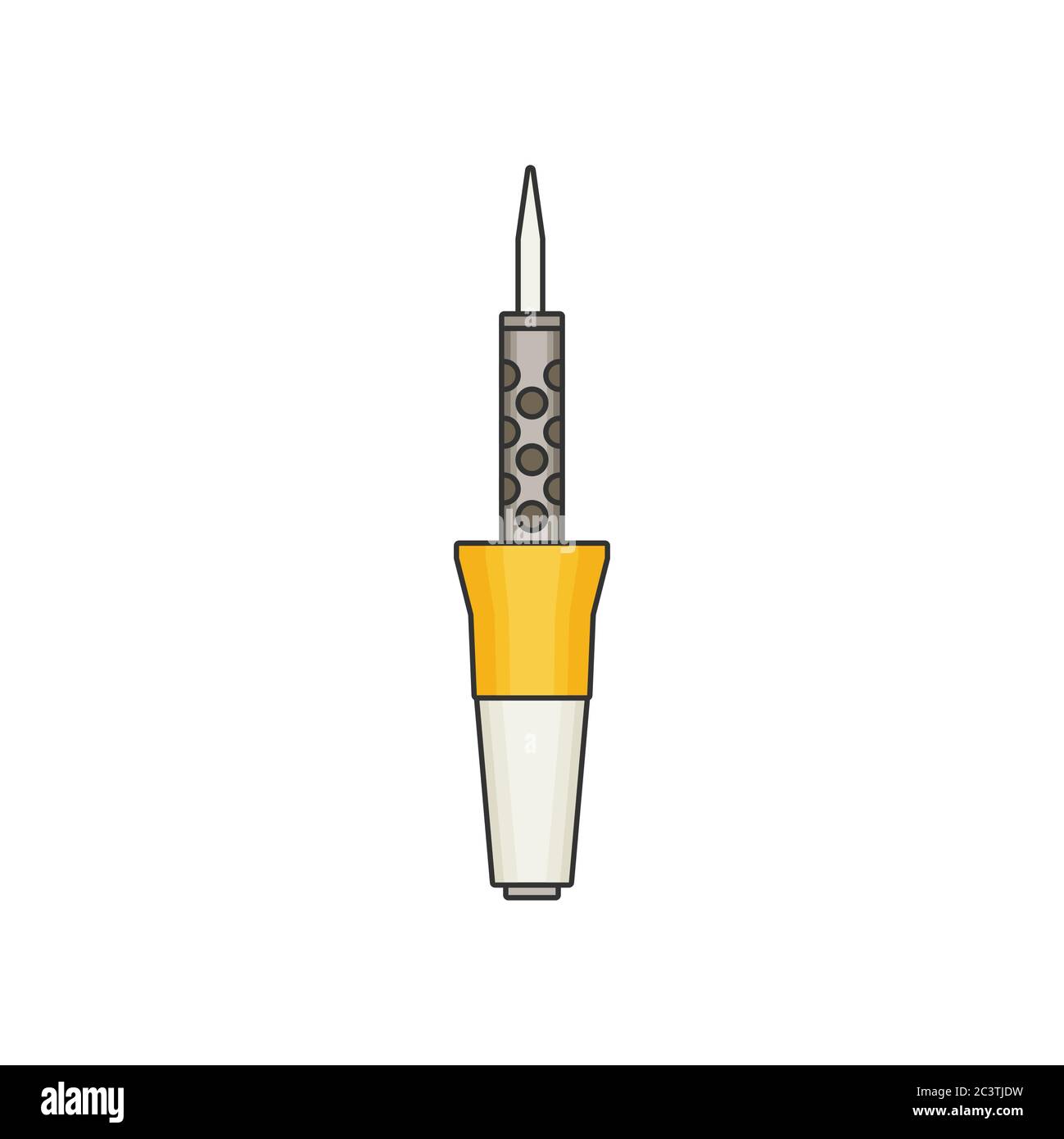 Soldering iron vector vectors hi-res stock photography and images - Alamy