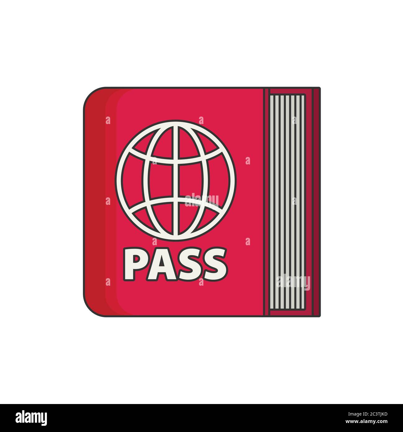 Passport flat vector Stock Vector Image & Art - Alamy