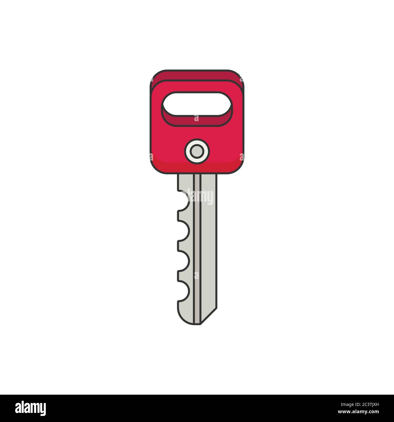 Key flat vector Stock Vector Image & Art - Alamy