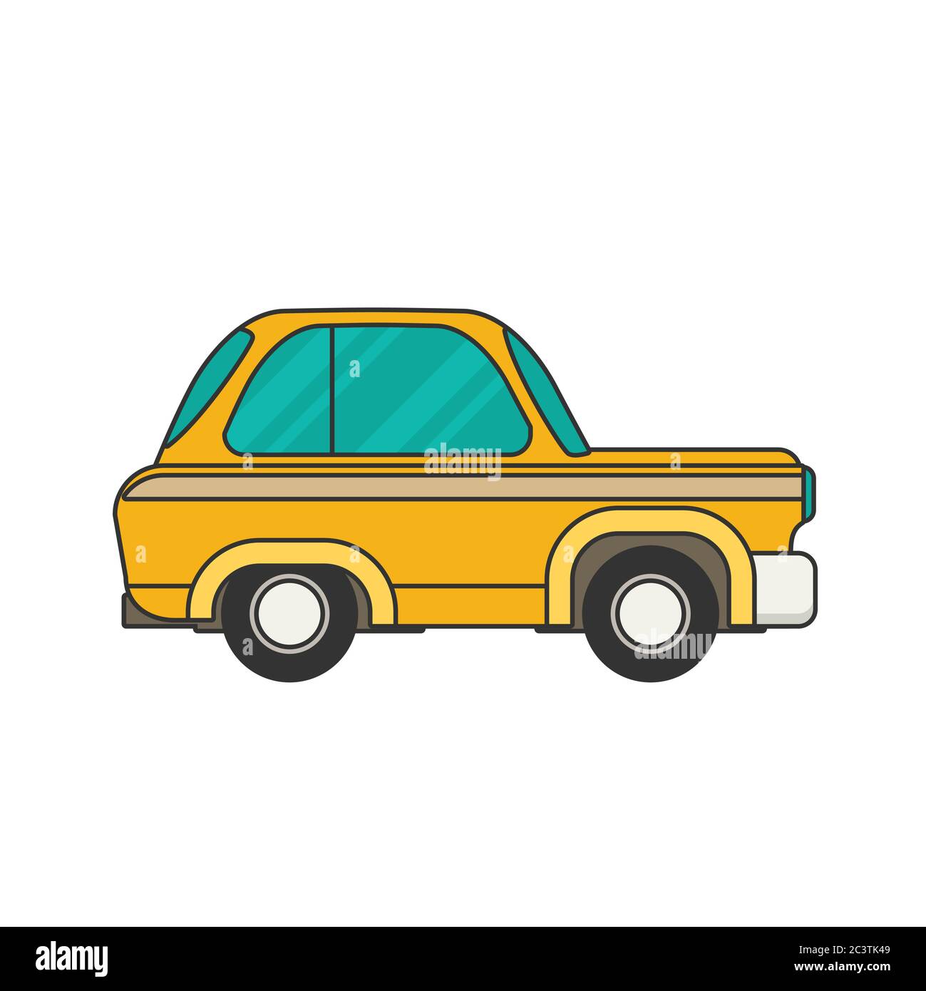 Car flat vector Stock Vector Image & Art - Alamy
