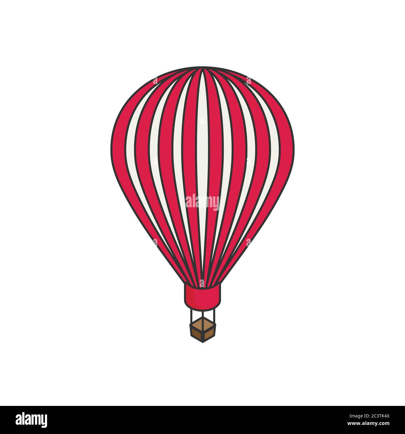Isometric air balloon Stock Vector Image & Art - Alamy