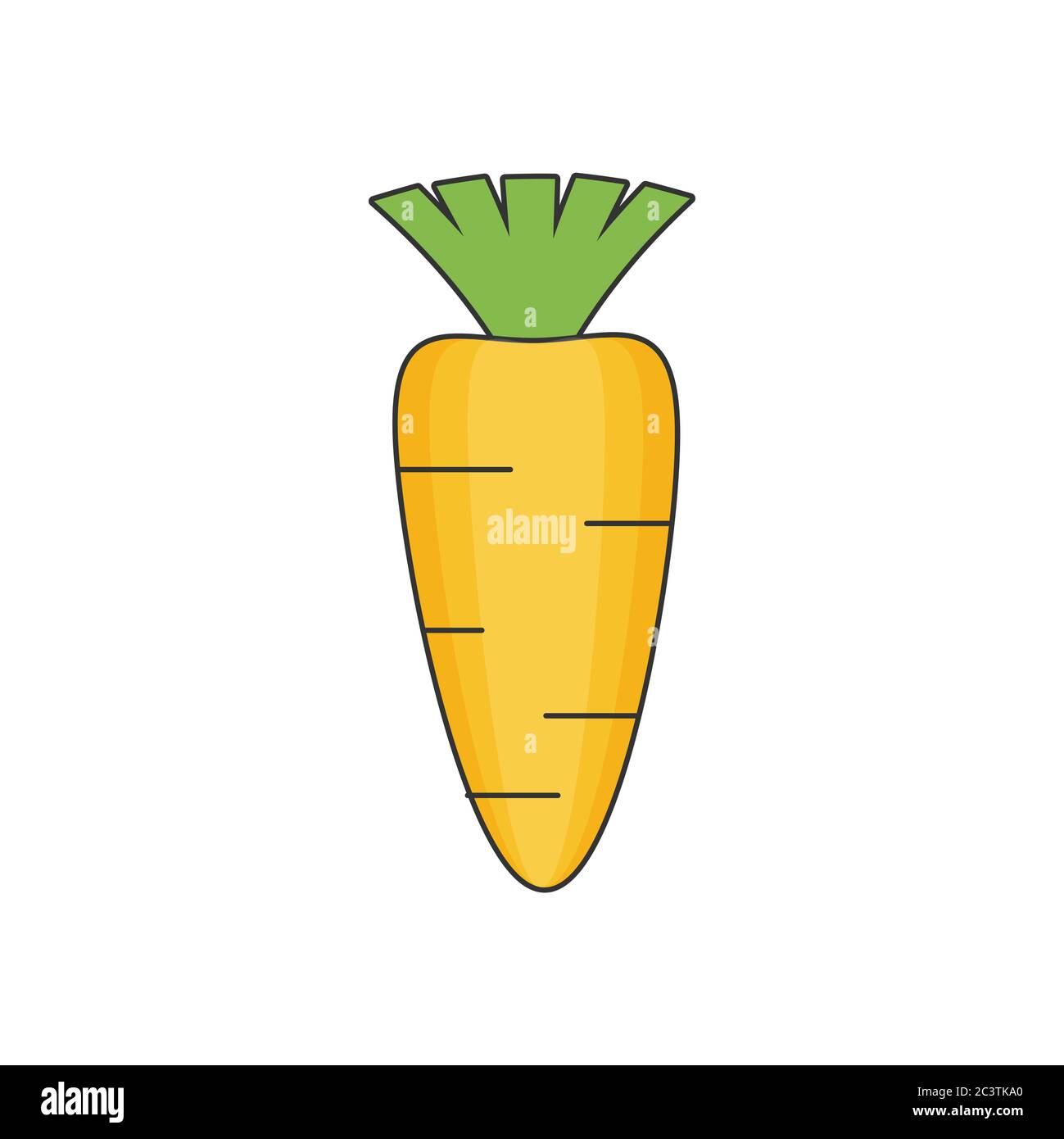 Carrot flat vector Stock Vector Image & Art - Alamy