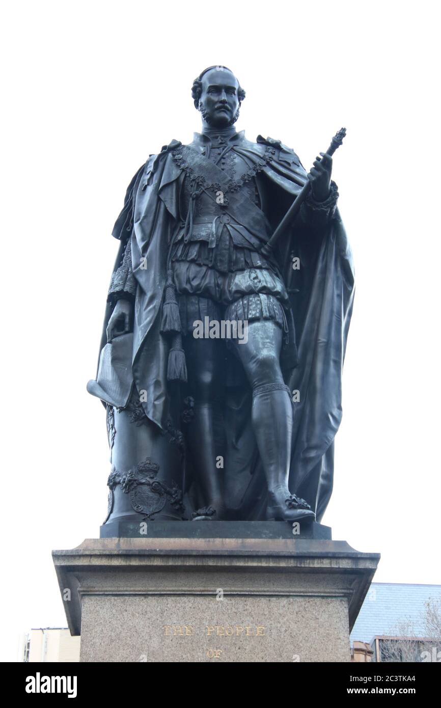Statue of Albert the Good (Prince Albert) of Queen Victoria 1866 ...