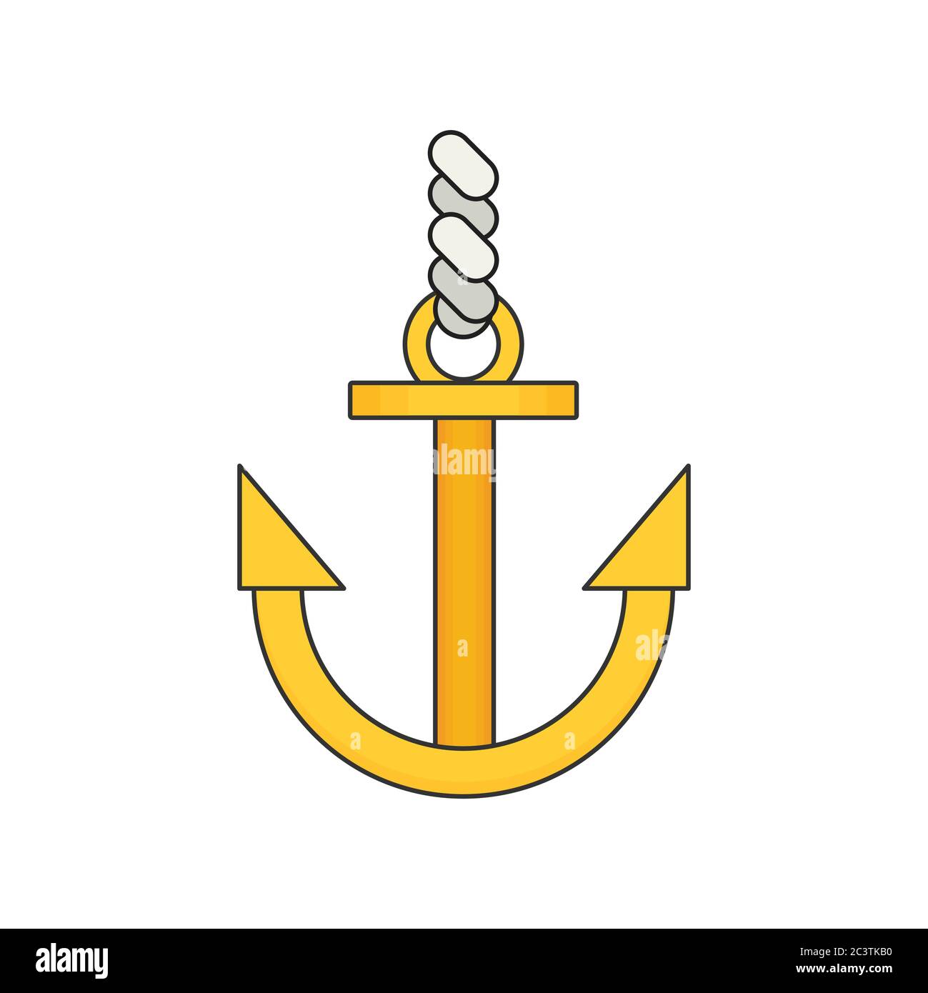 Ancor flat vector Stock Vector Image & Art - Alamy