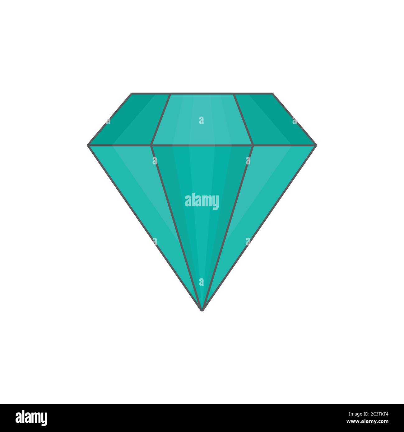 Diamond flat vector Stock Vector Image & Art - Alamy