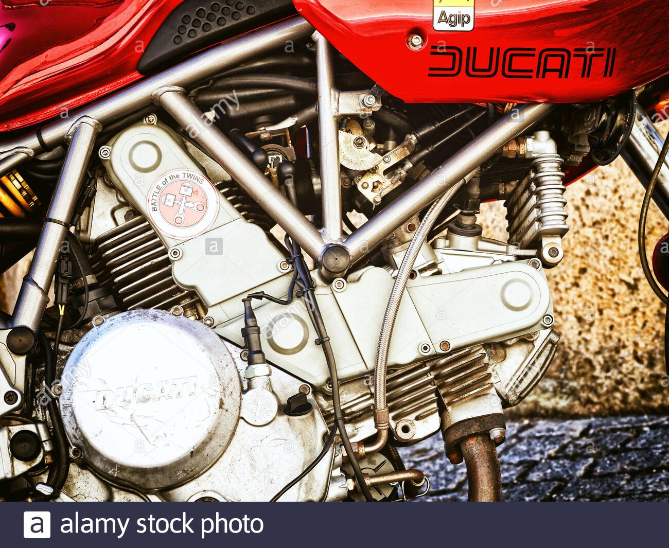 Classic Ducati Racing Motorcycle High Resolution Stock Photography and ...