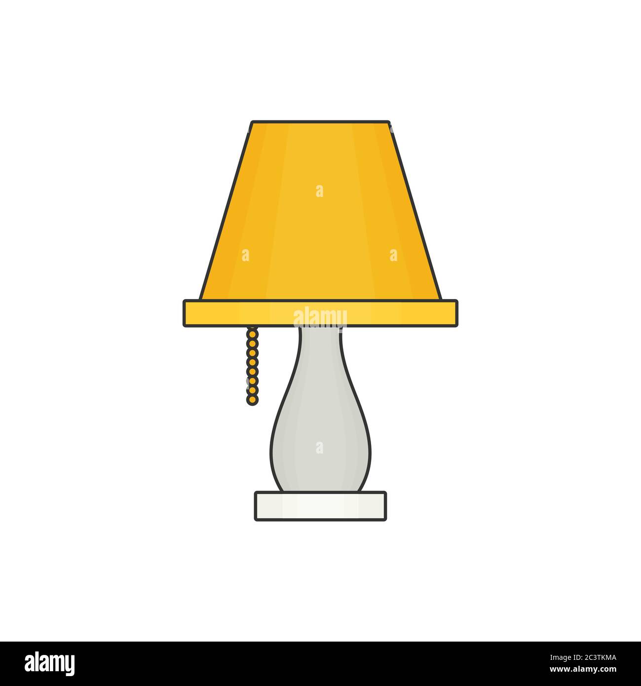 Lamp flat vector Stock Vector Image & Art - Alamy