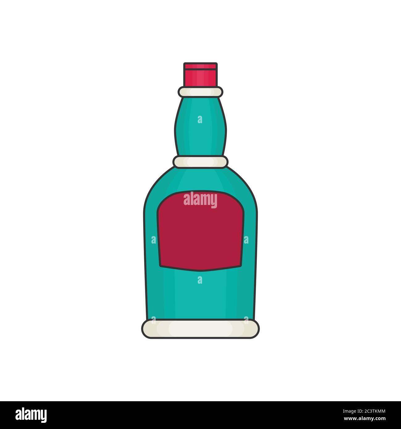 Alcohol flat vector icon Stock Vector Image & Art - Alamy