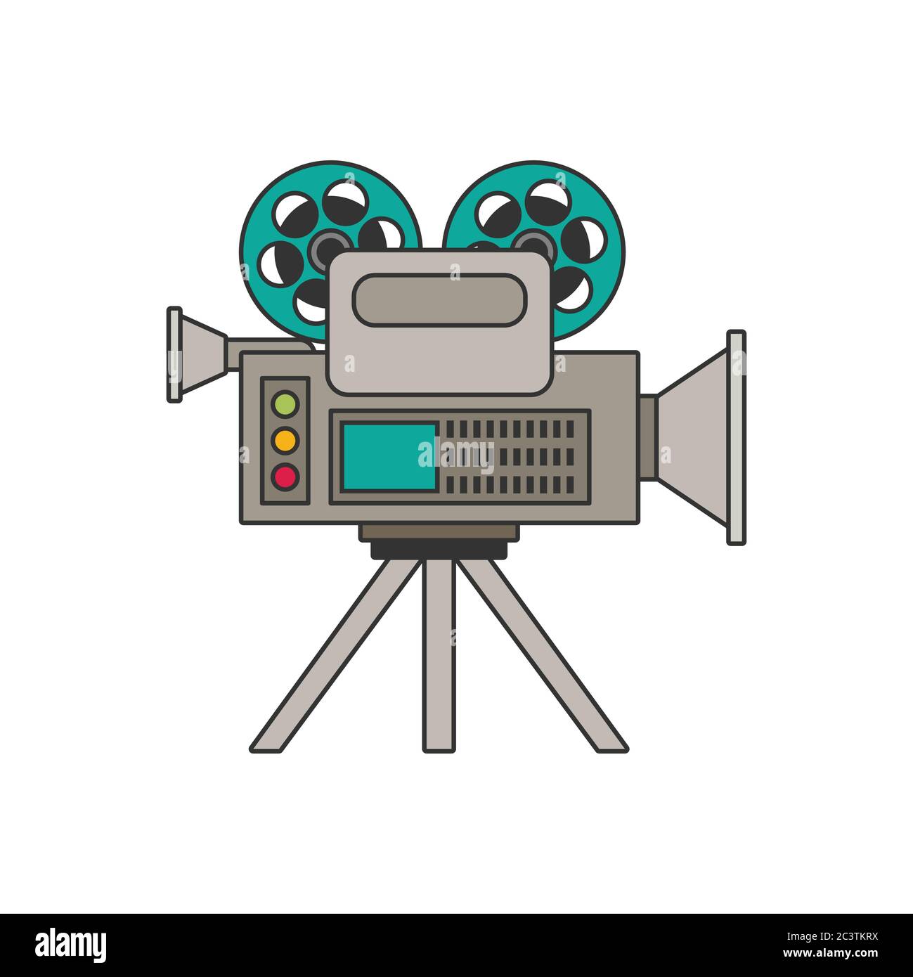 Video camera, flat design Stock Vector Image & Art - Alamy