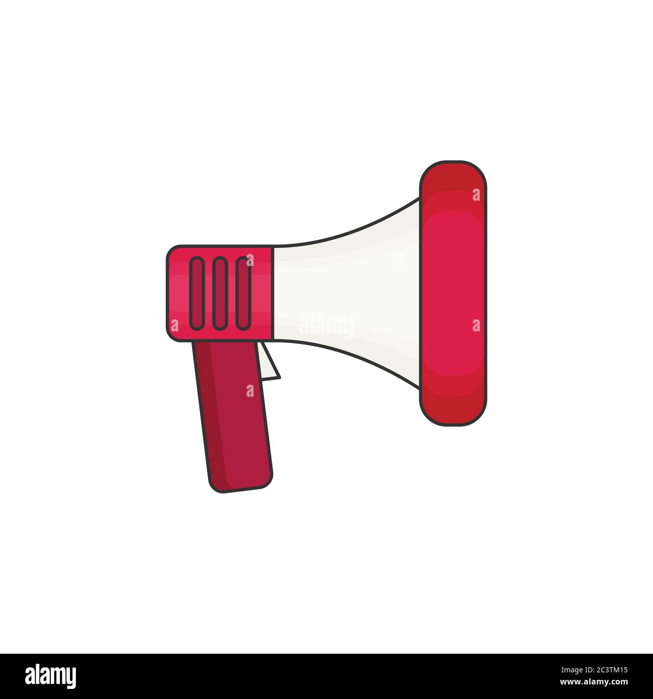 Hand holding speaker digital Cut Out Stock Images & Pictures - Alamy