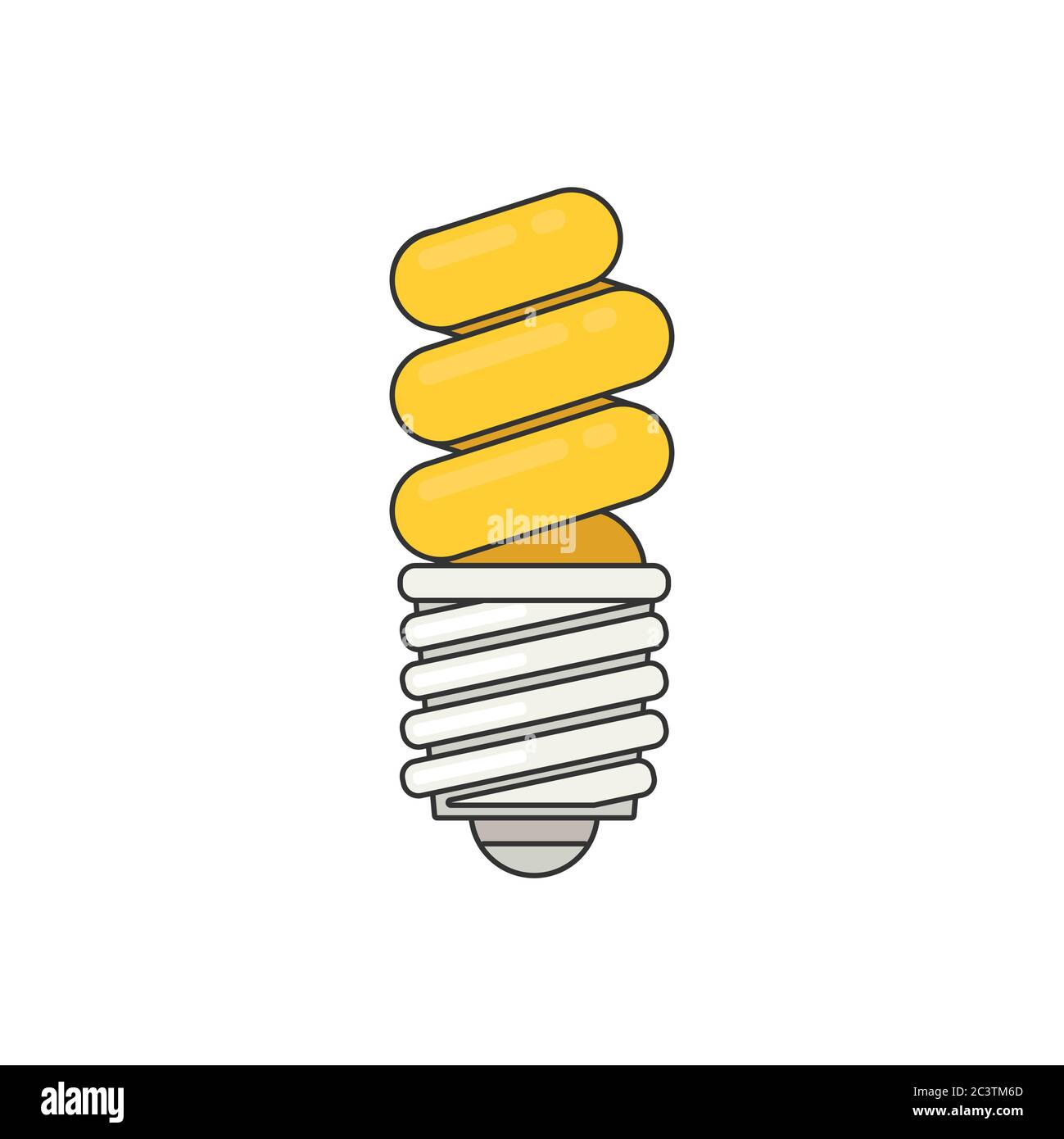 Energy saving light bulb Stock Vector Images - Alamy