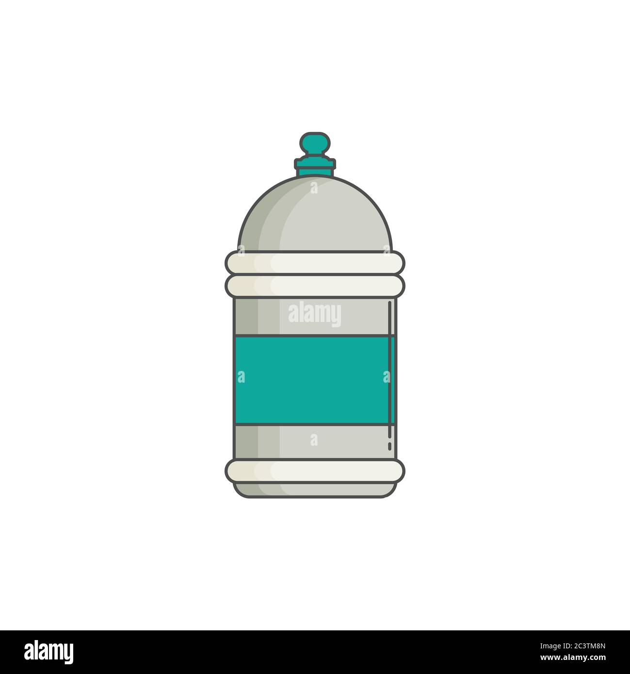 Light blue plastic bottle Stock Vector Images - Alamy