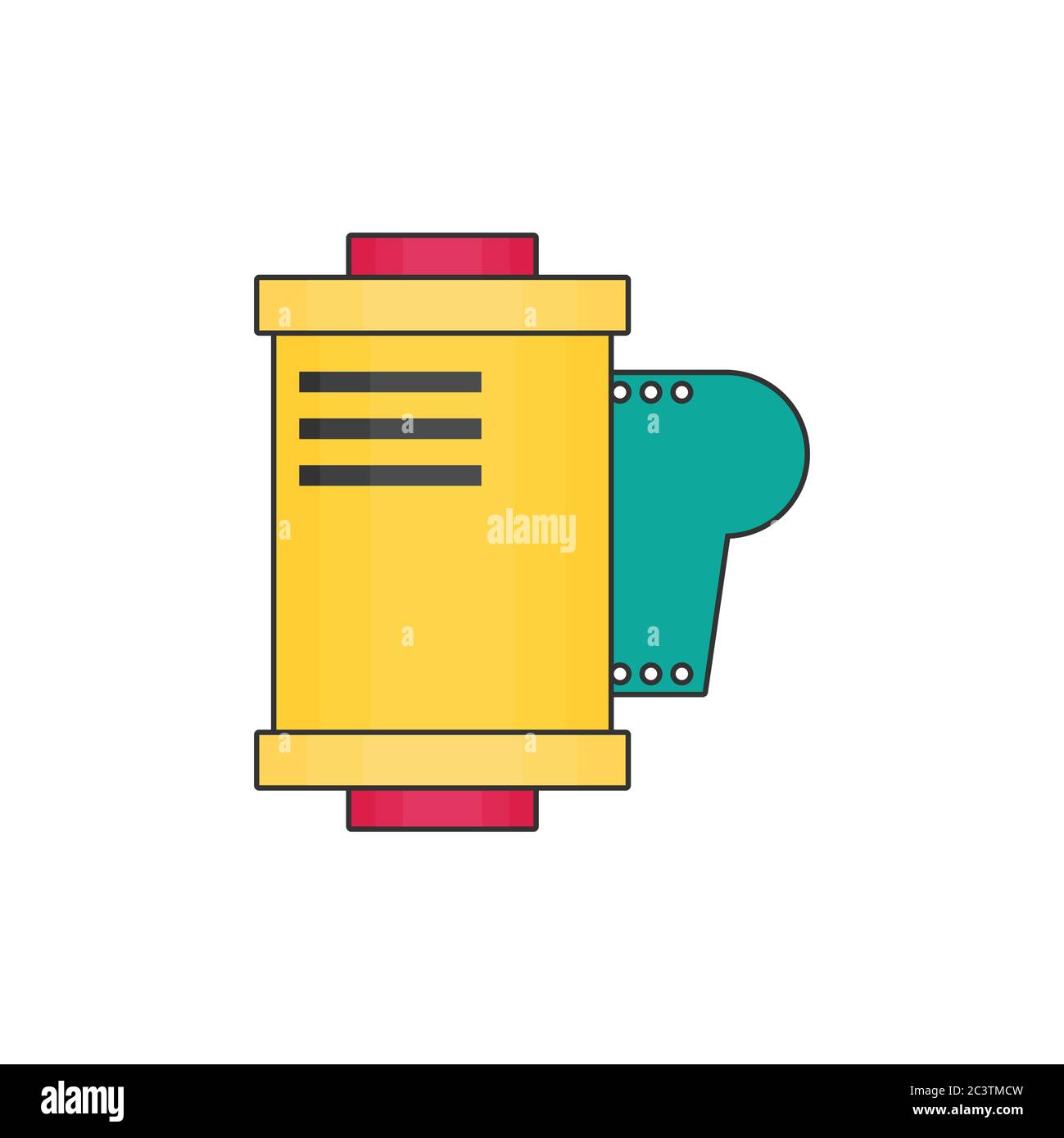 Camera film flat vector Stock Vector Image & Art - Alamy