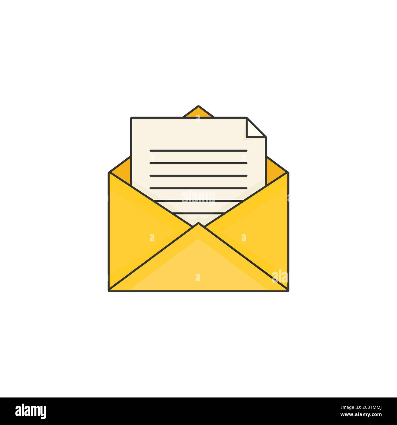 Flat design modern vector illustration of mail Stock Vector Image & Art ...