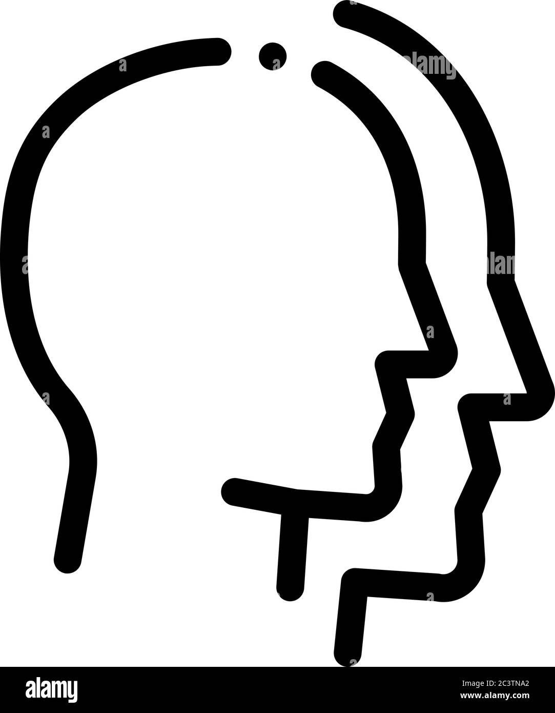Human Head Icon Vector