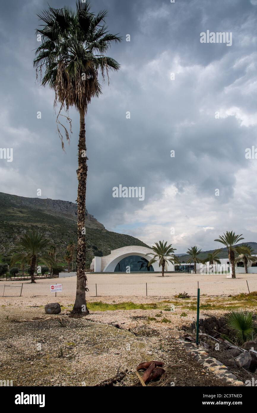 The Magdala Spirituality center [that houses a replica of Jesus' boat ...
