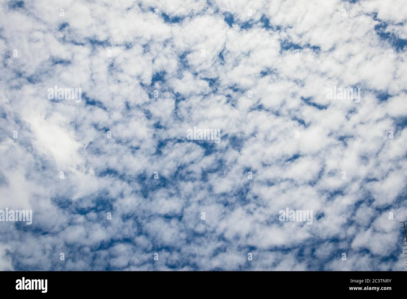 Abstract Sky-Cirrus Stratiformis commonly known as Mackerel Sky Stock ...
