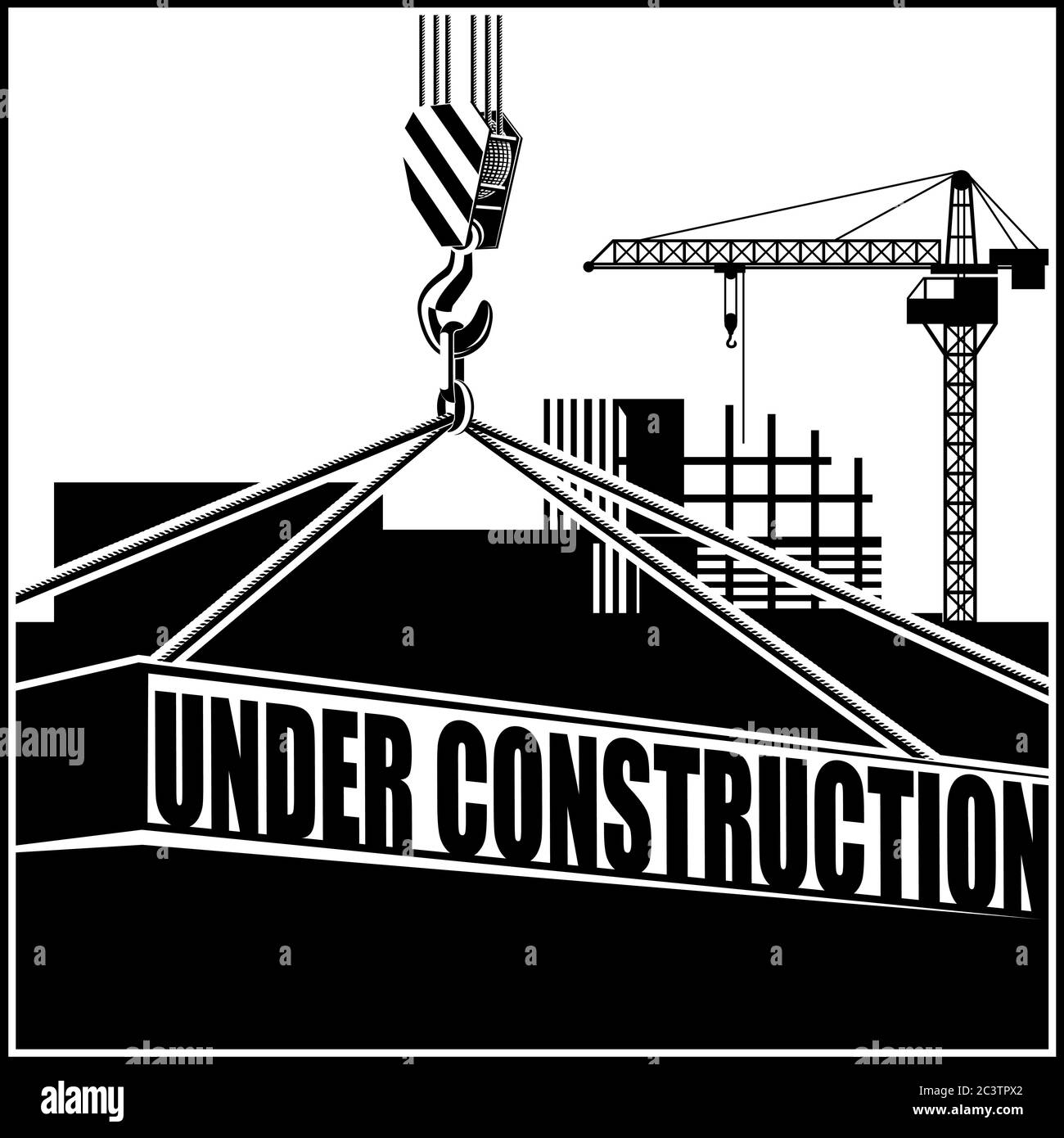 Steel beam structures Stock Vector Images - Alamy