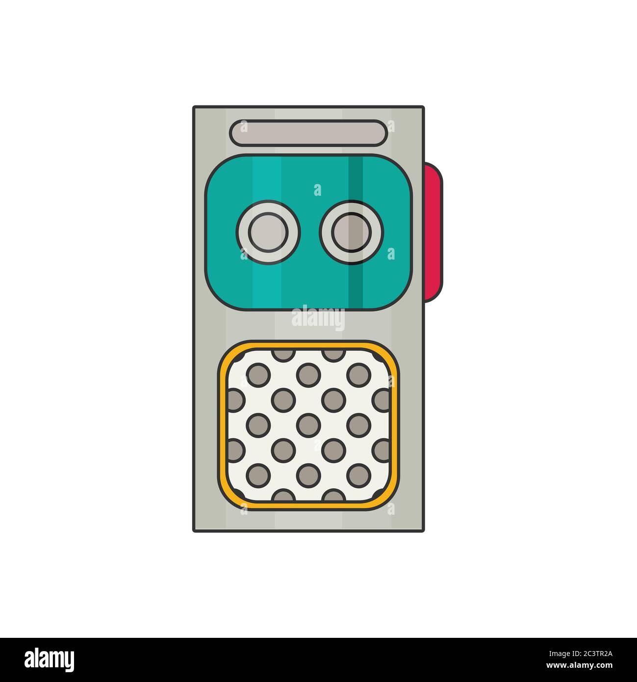 Dictaphone vector vectors hi-res stock photography and images - Alamy