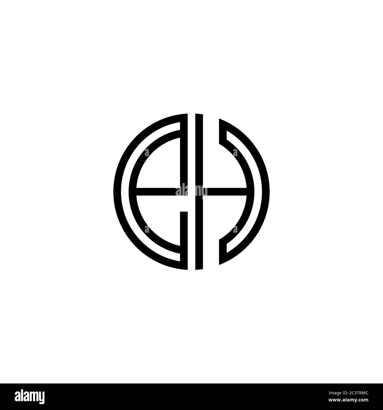 Eh font Stock Vector Images - Alamy