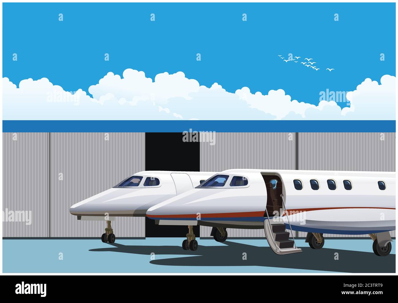Luxury jets Stock Vector Images - Alamy