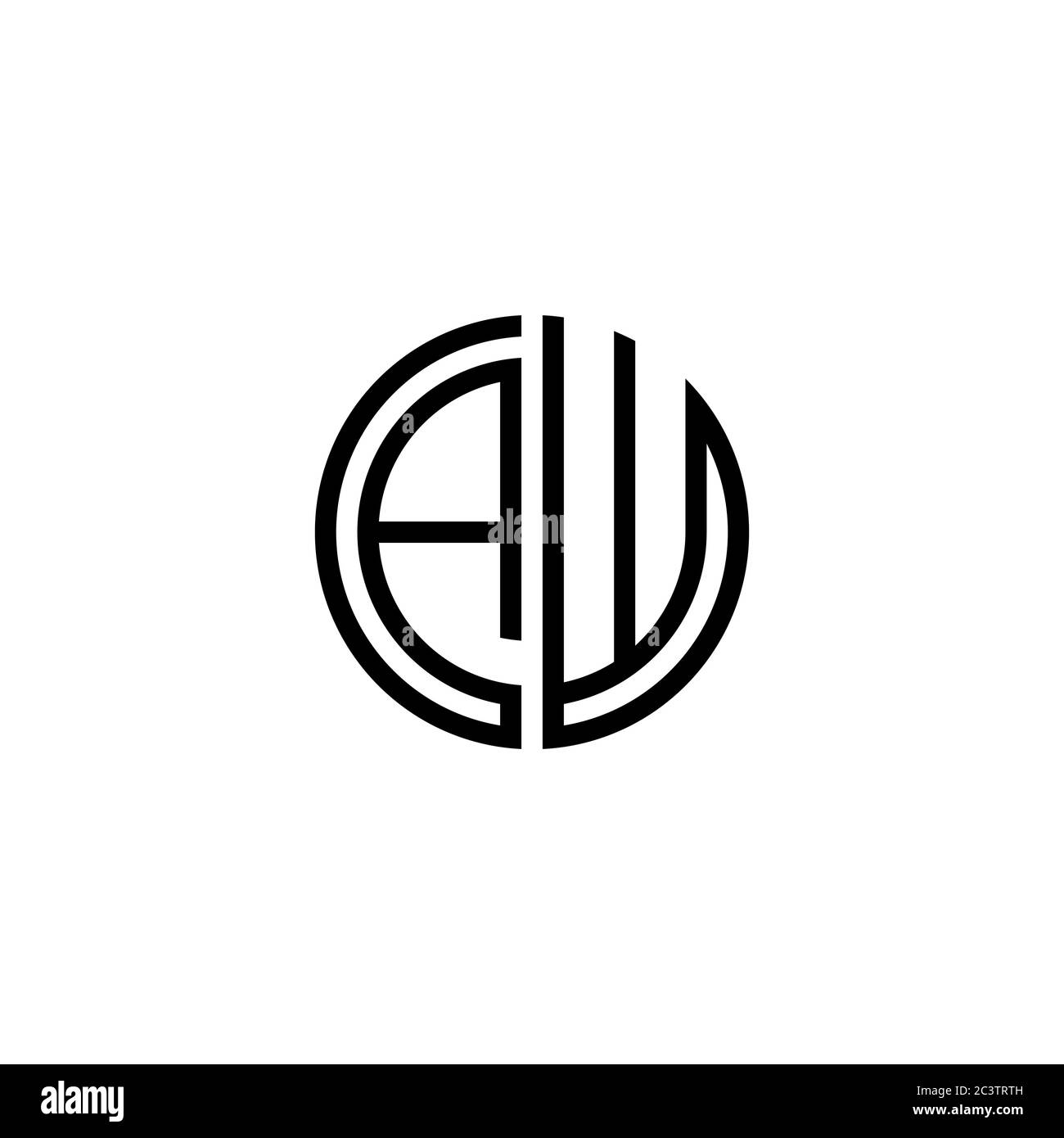 Ew alphabet Stock Vector Images - Alamy