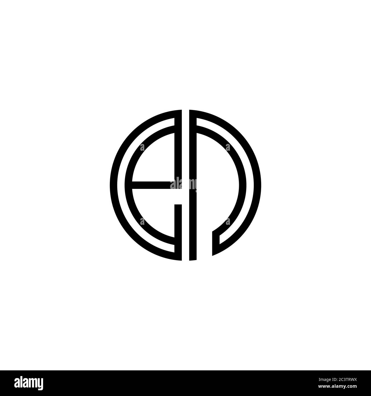 Letter en vector vectors Stock Vector Images - Alamy