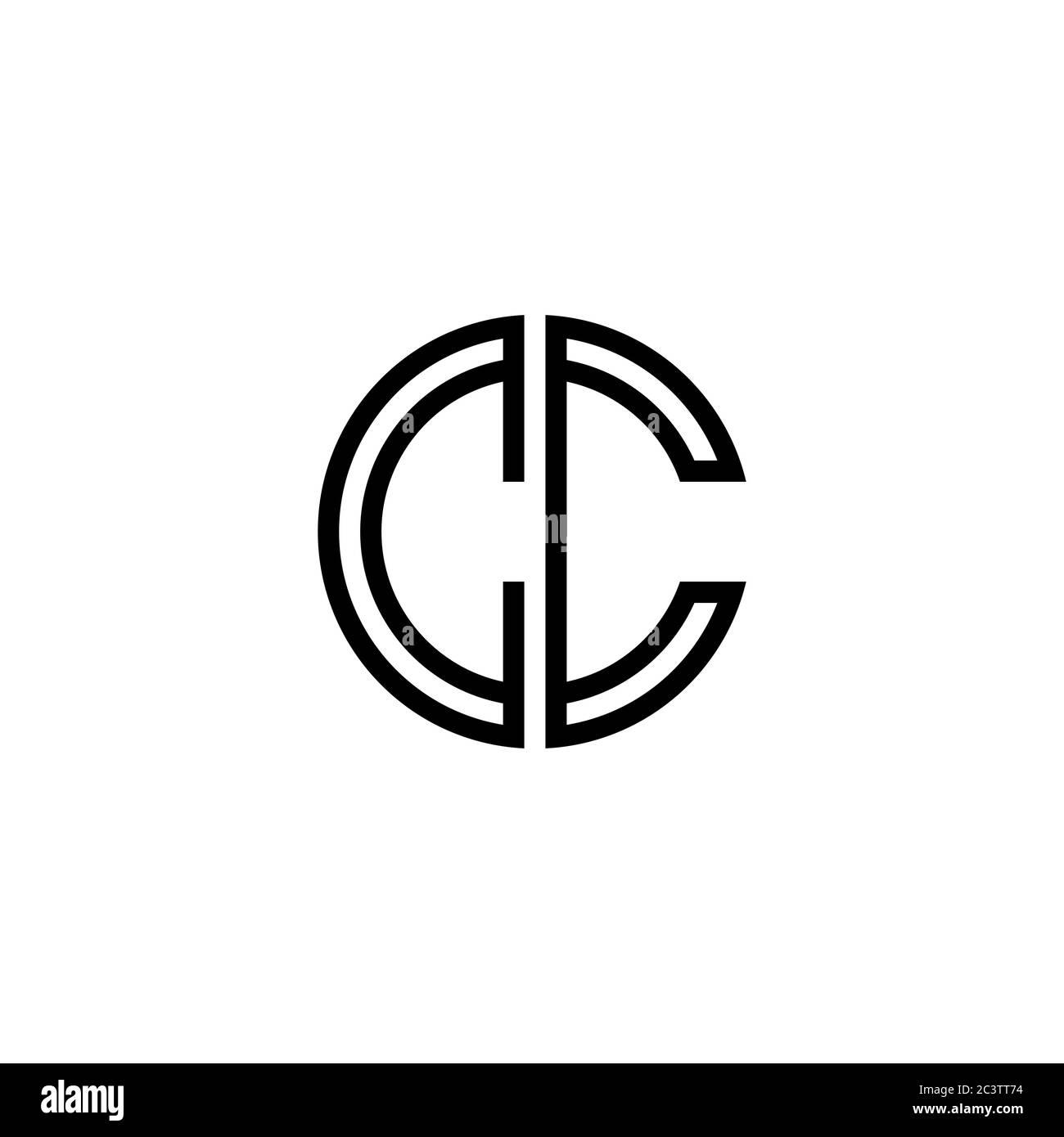 Letter cc vector vectors Black and White Stock Photos & Images - Alamy