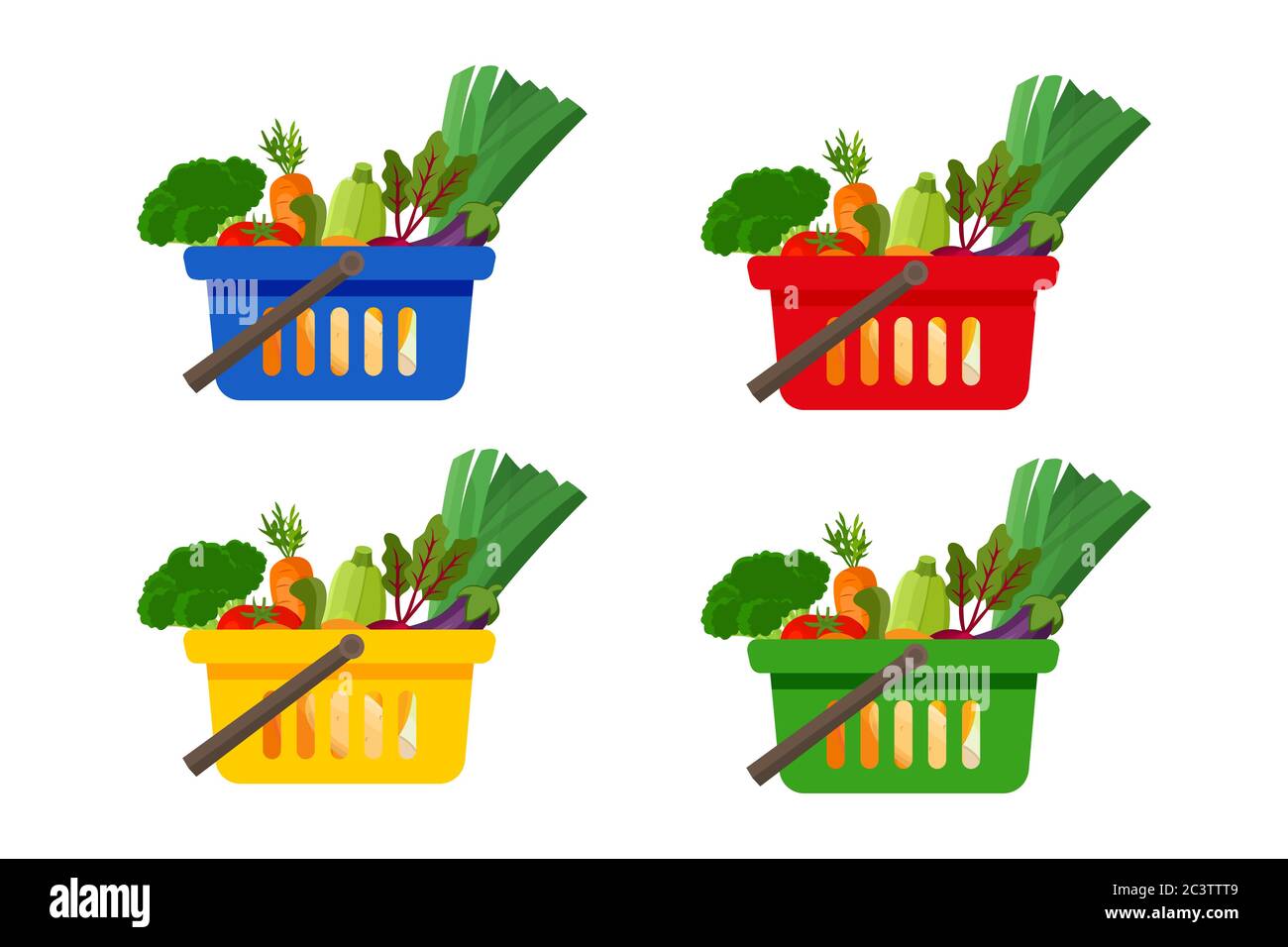Vegetables ingredients vegetarian food Stock Vector Images - Alamy