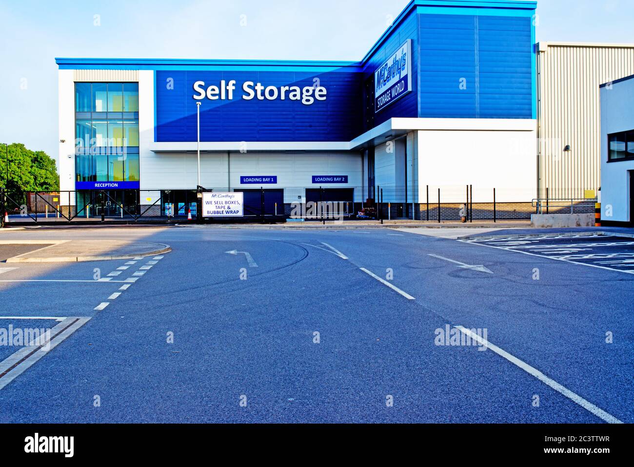 Mccarthys self storage, Clifton Moor, York, England Stock Photo - Alamy