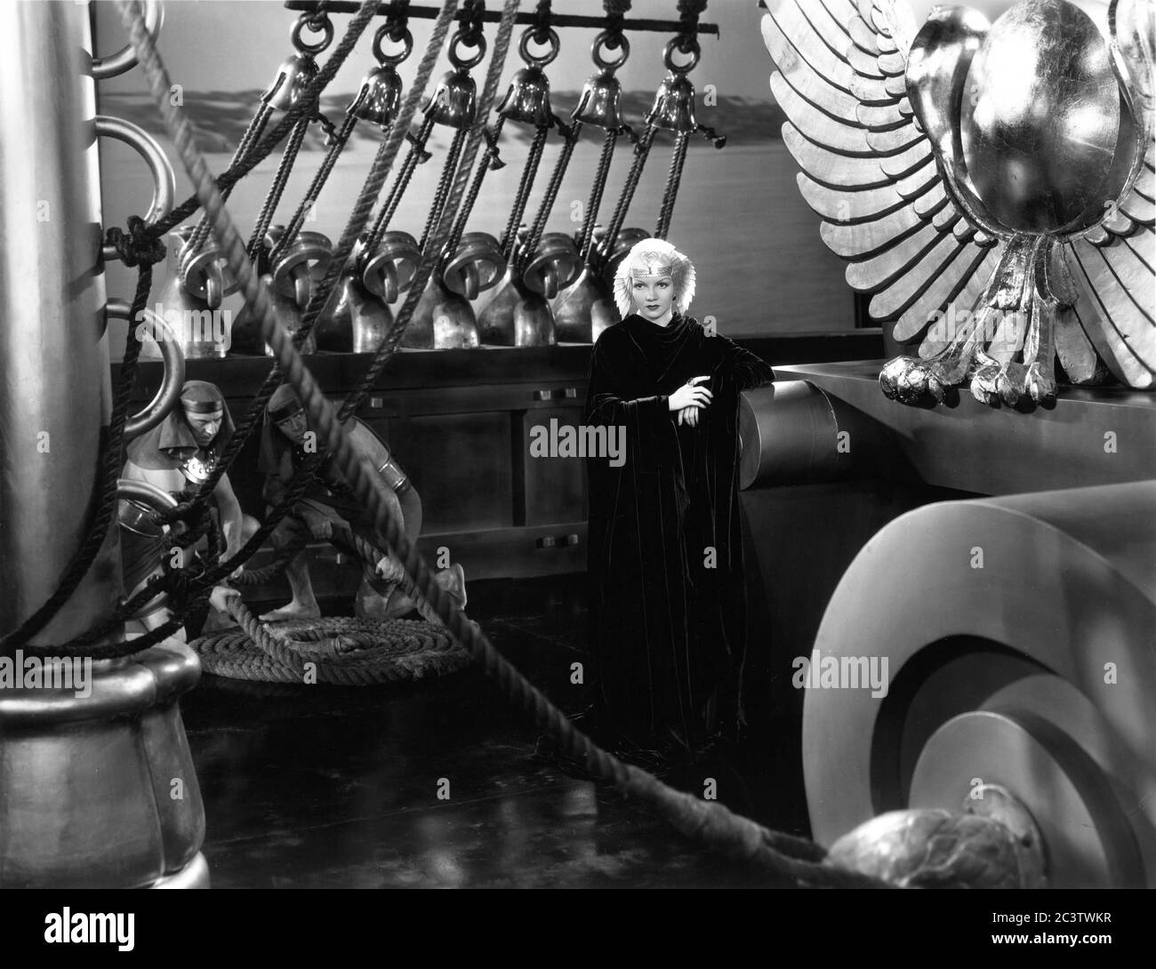 CLAUDETTE COLBERT as CLEOPATRA 1934 director CECIL B. DeMILLE costume ...