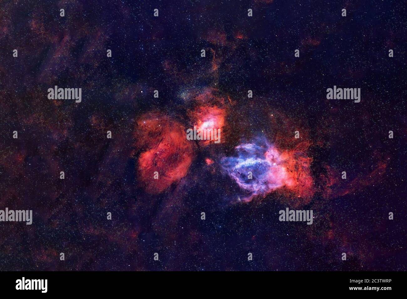 Beautiful space, color nebula. Elements of this image were furnished by ...