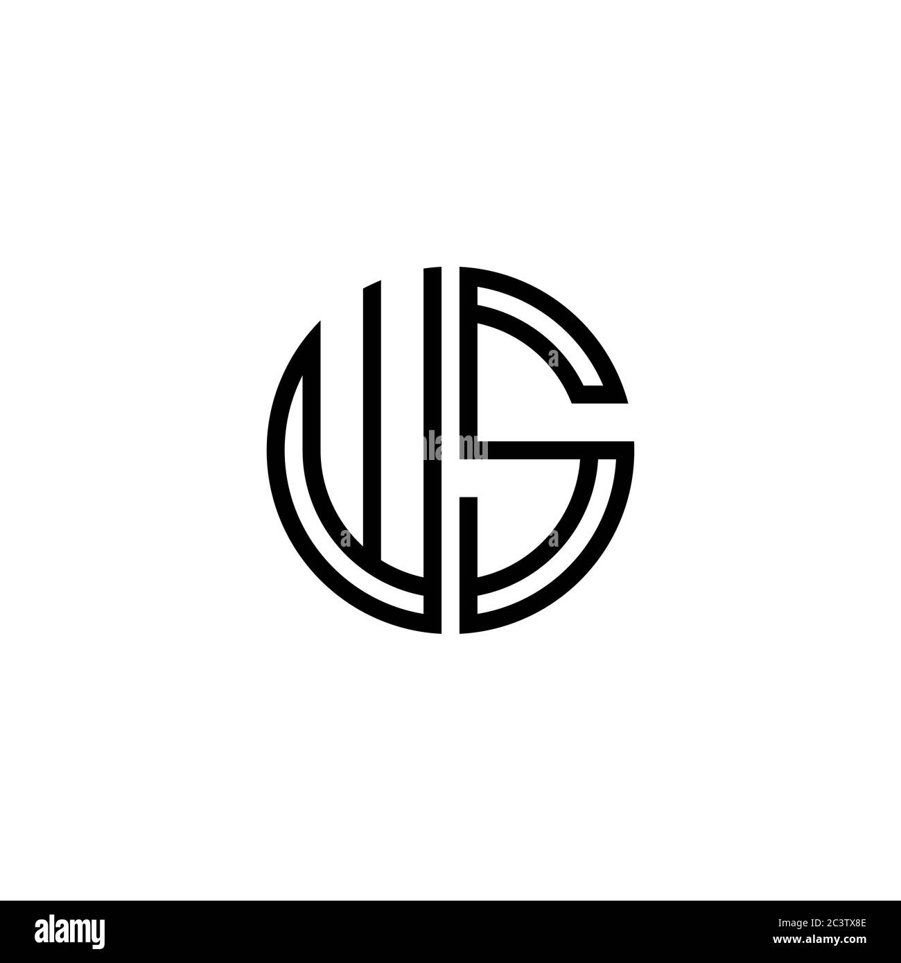 Letter ws vector vectors Black and White Stock Photos & Images - Alamy