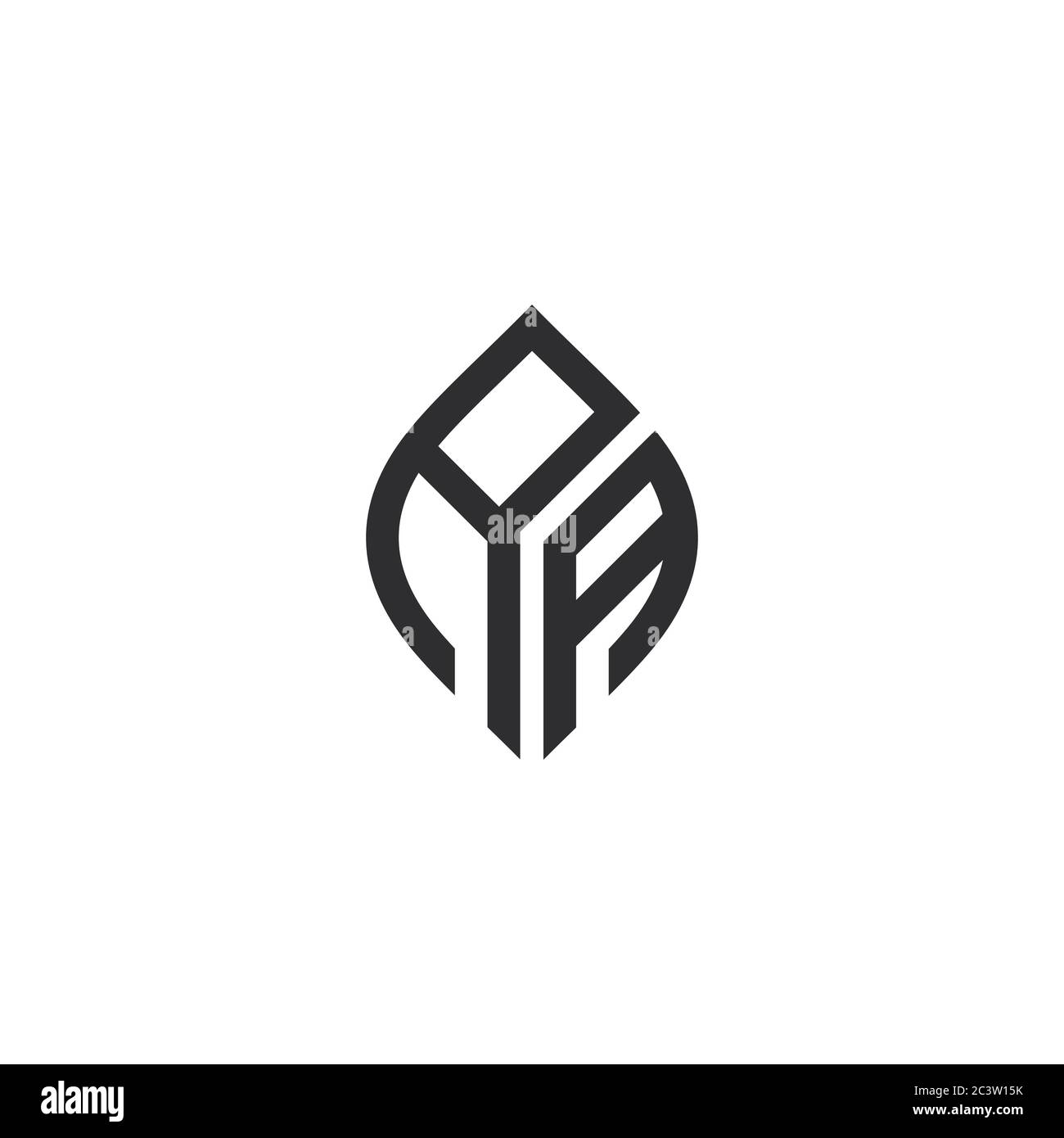 AA alphabet abstract initial letter logo design vector template Stock ...