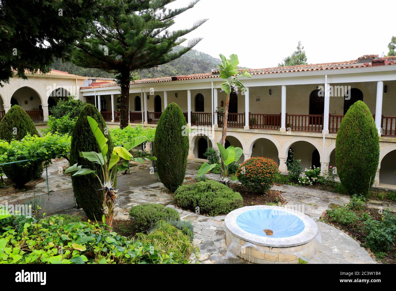 Holy Monastery of Agios Neophytos near Tala village, Cyprus Stock Photo ...