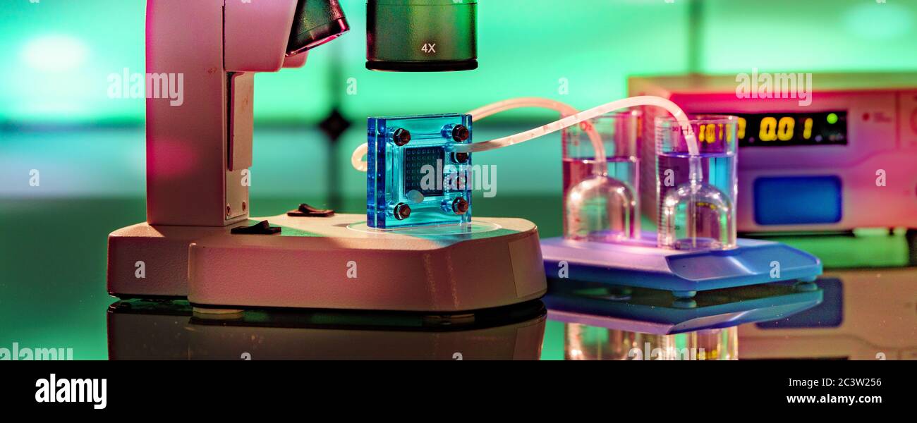 Hydrogen fuel cell in a research laboratory Stock Photo - Alamy