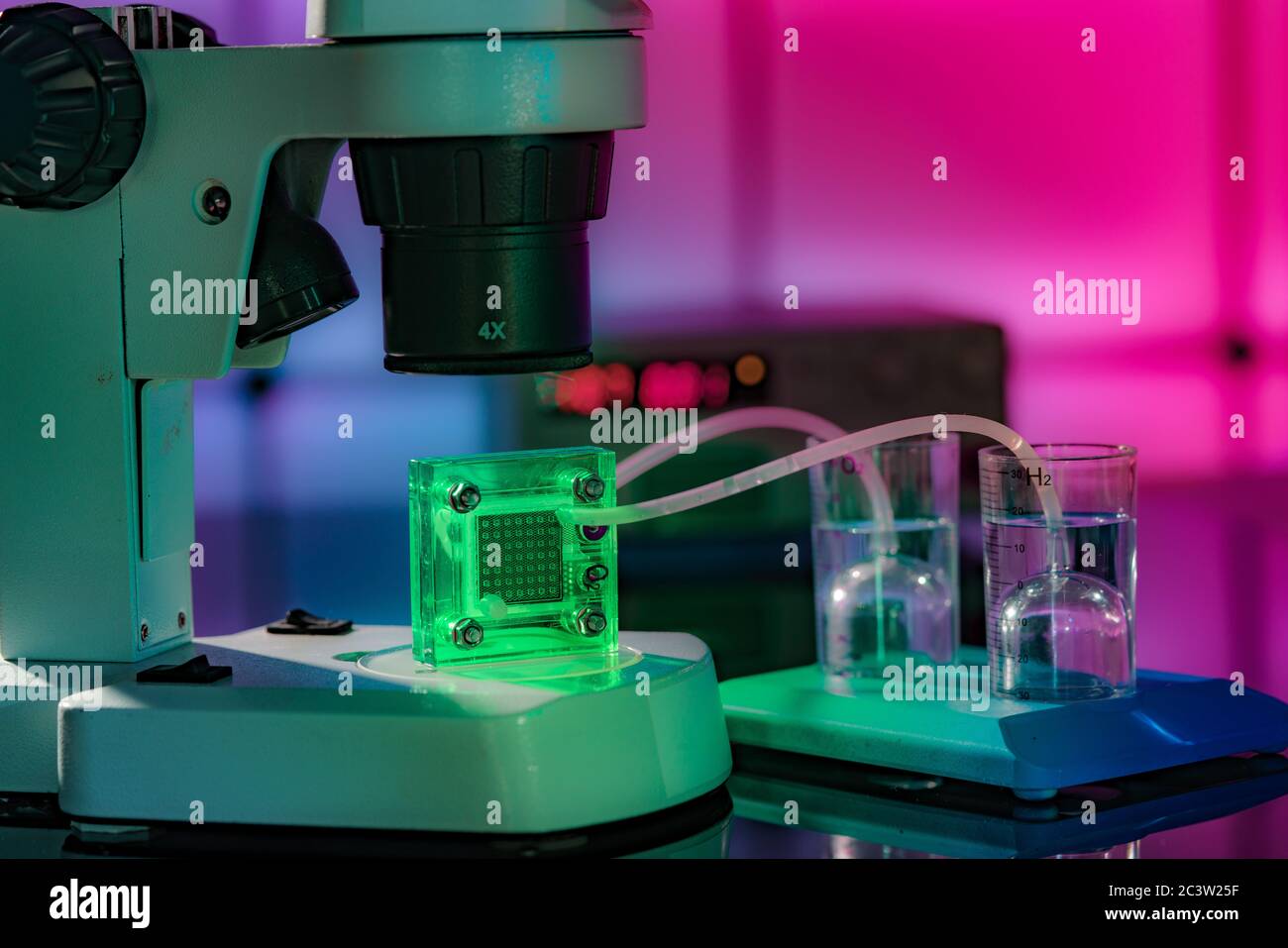 Hydrogen fuel cell in a research laboratory Stock Photo - Alamy