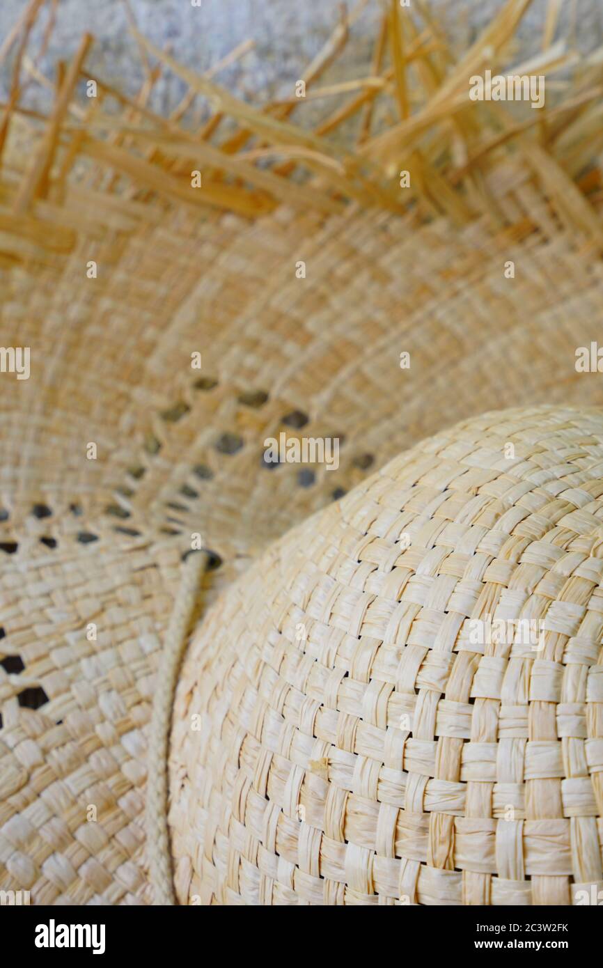 Frayed straw hat design hi-res stock photography and images - Alamy