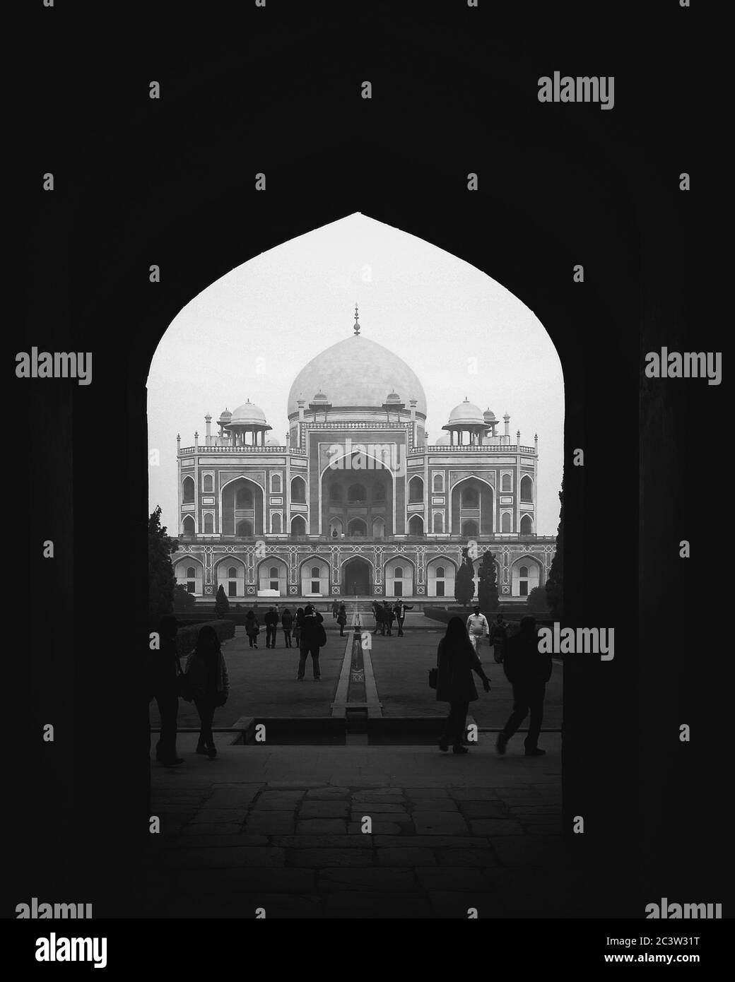 Delhi, India - Humayun's tomb, the first structure to use red sandstone ...