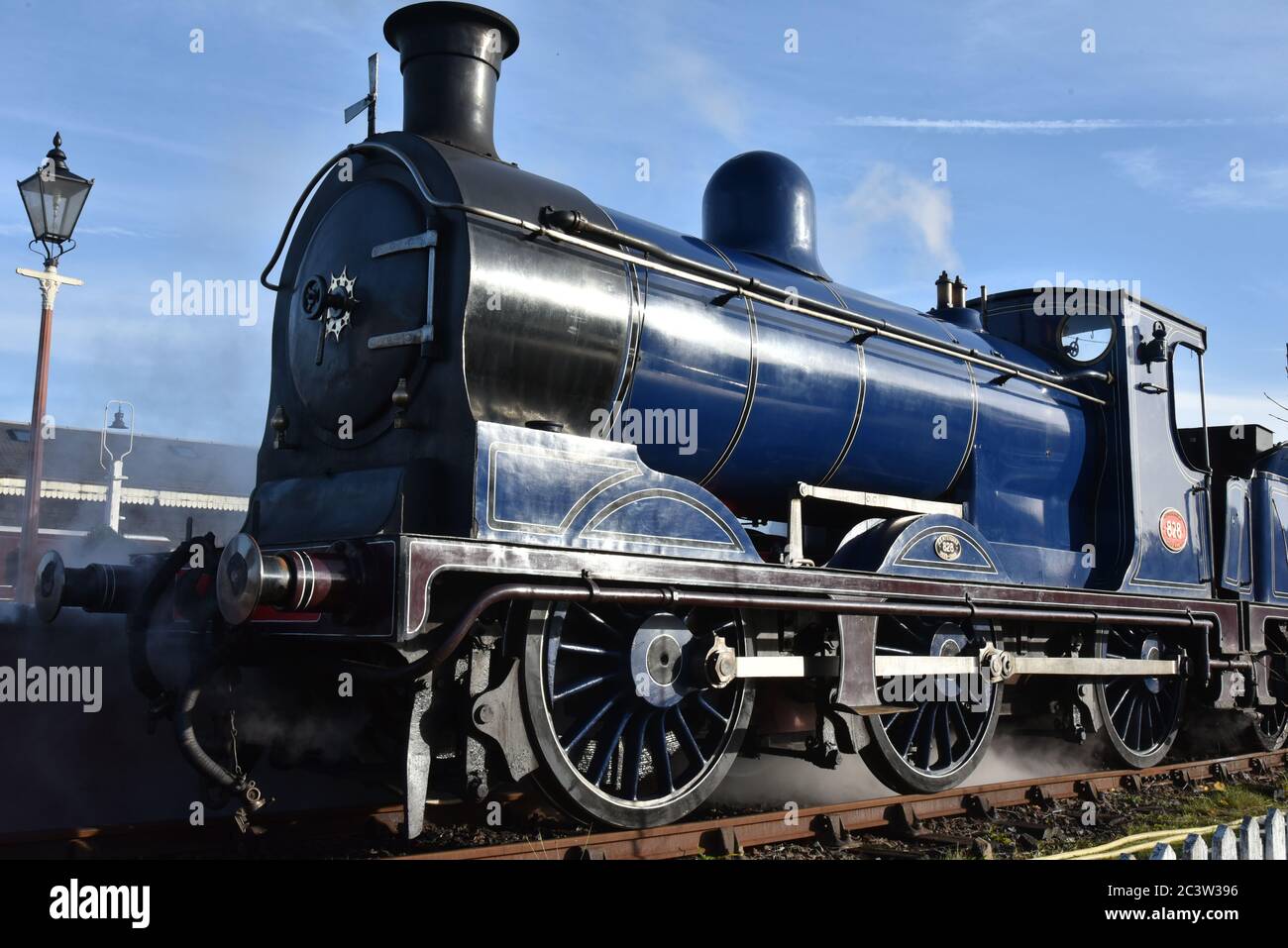 Caledonian Railway Locomotive 828 Stock Photo - Alamy
