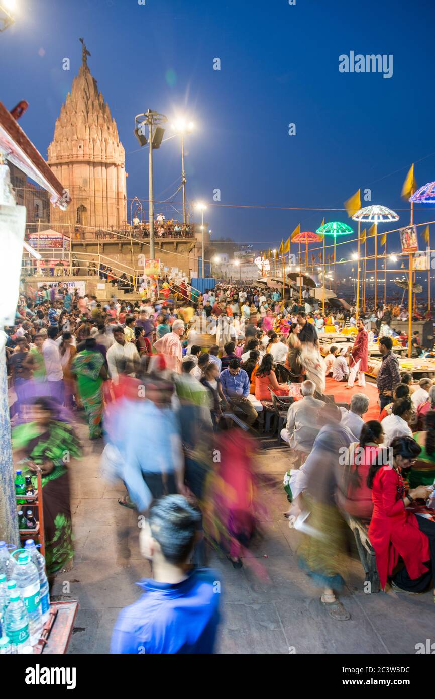 Cityscape of Varanasi Uttar Pradesh, India Stock Photo - Alamy