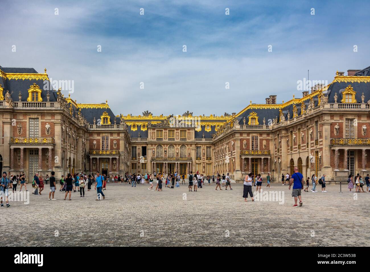 Marble court palace versailles versailles hi-res stock photography and ...