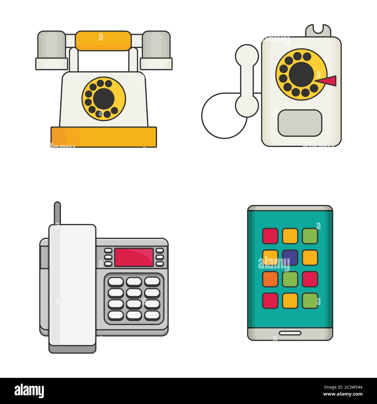 Telephone base station Stock Vector Images - Alamy