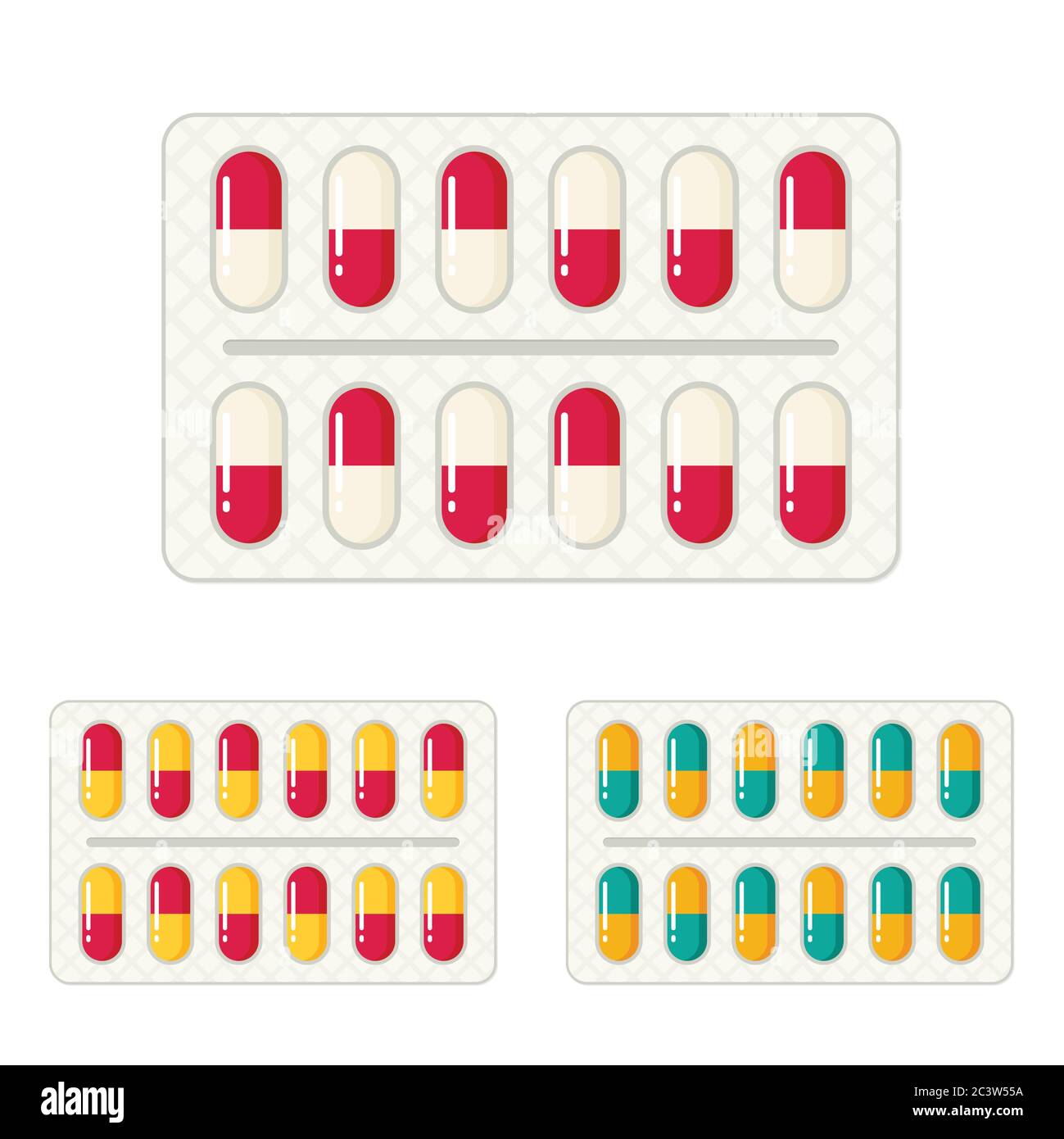 Flat packs Stock Vector Images - Alamy