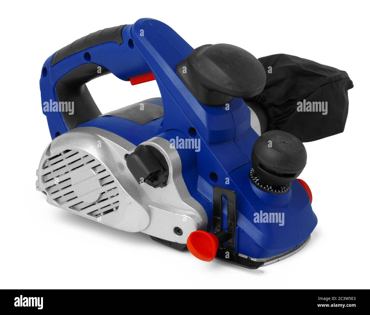Electrical sander carpenter tool on white background Stock Photo - Alamy