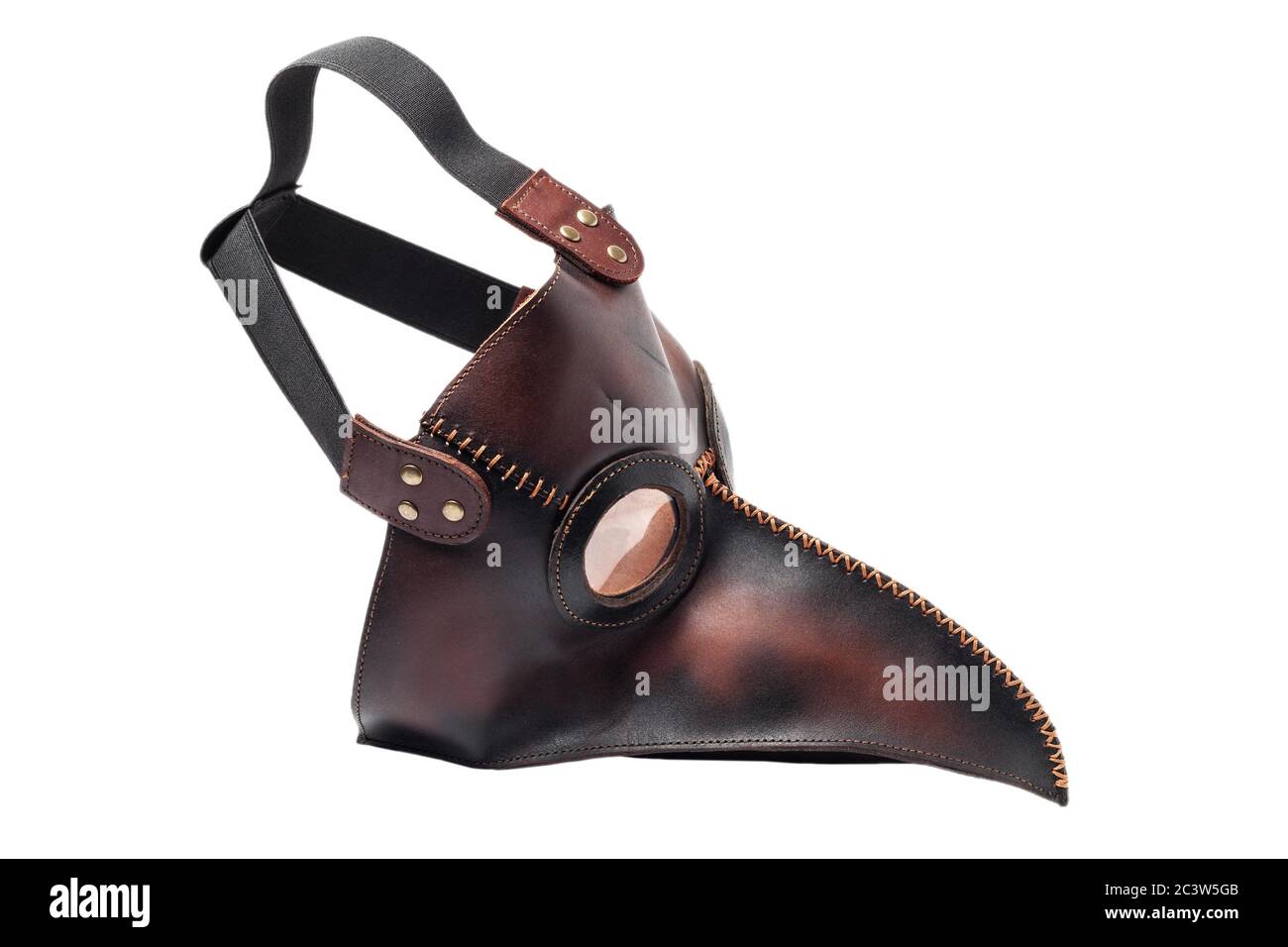 Plague doctor masquerade mask isolated on white background. Antique ...